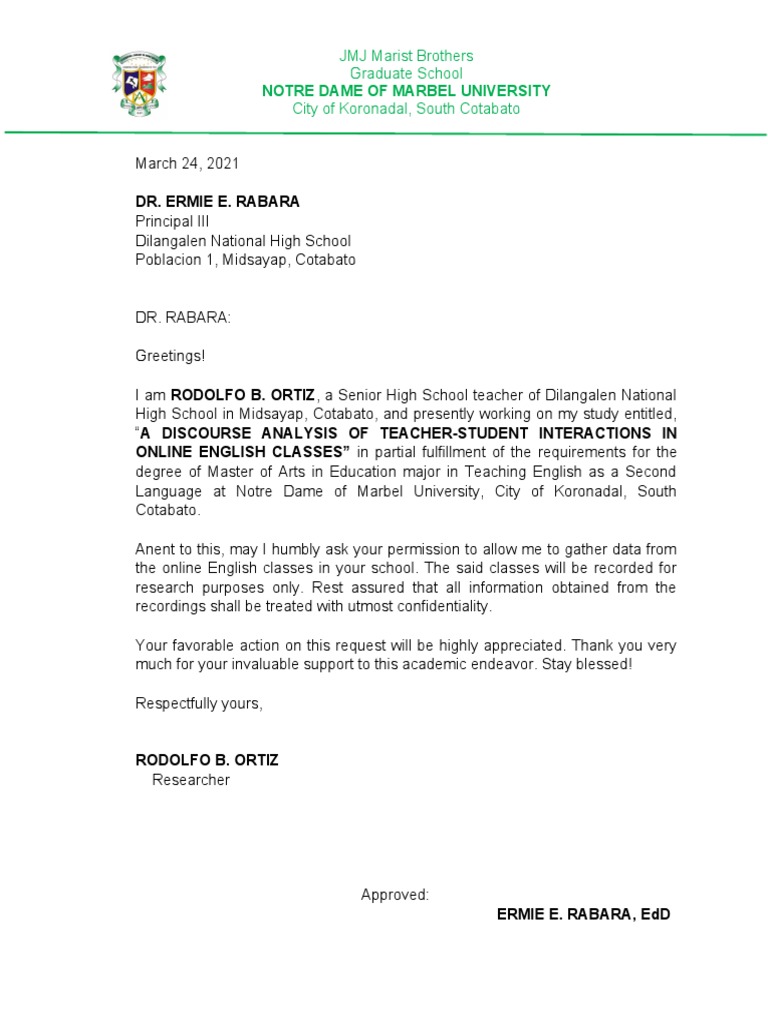 1 Cover Page Letters | PDF | Cognitive Science | Cognition