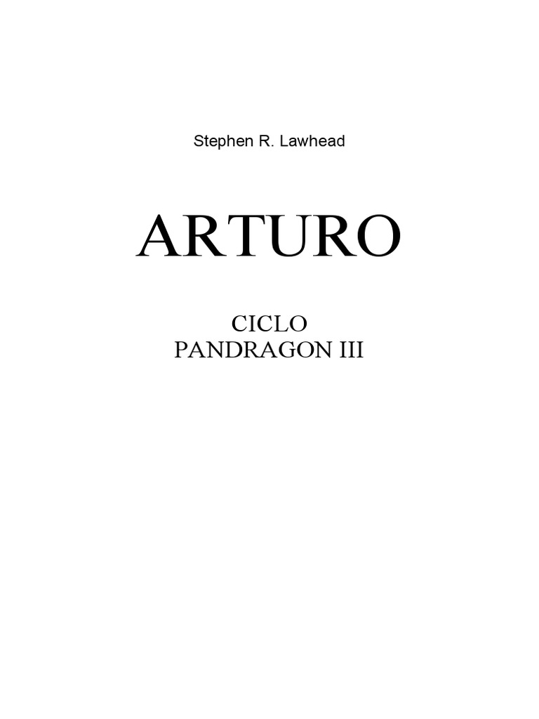 03 - Arturo | PDF | Esmerejón | Espada