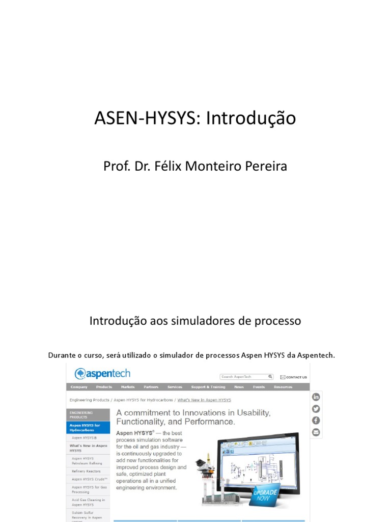 HYSYS Introducao | PDF