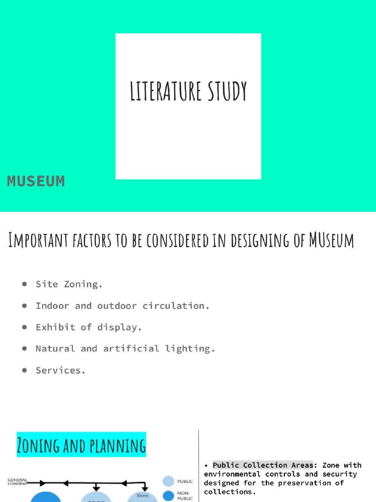 Museum Literature Study Pdf