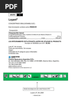 Ficha Técnica Spintor 12SC | PDF | Agua | Plaga (organismo)