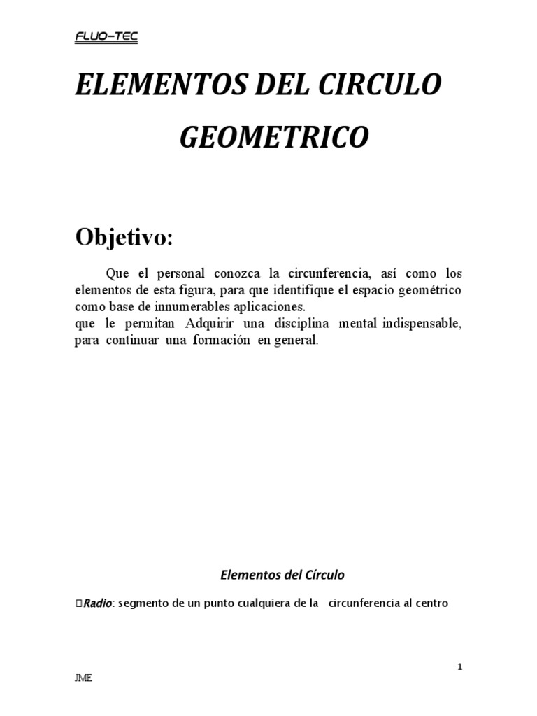 El Circulo | PDF | Ángulo | Pi