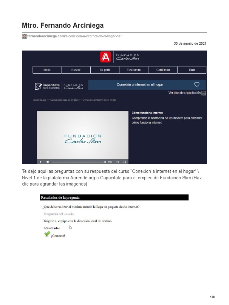 Mtro Fernando Arciniega | PDF | Protocolos de internet | Internet