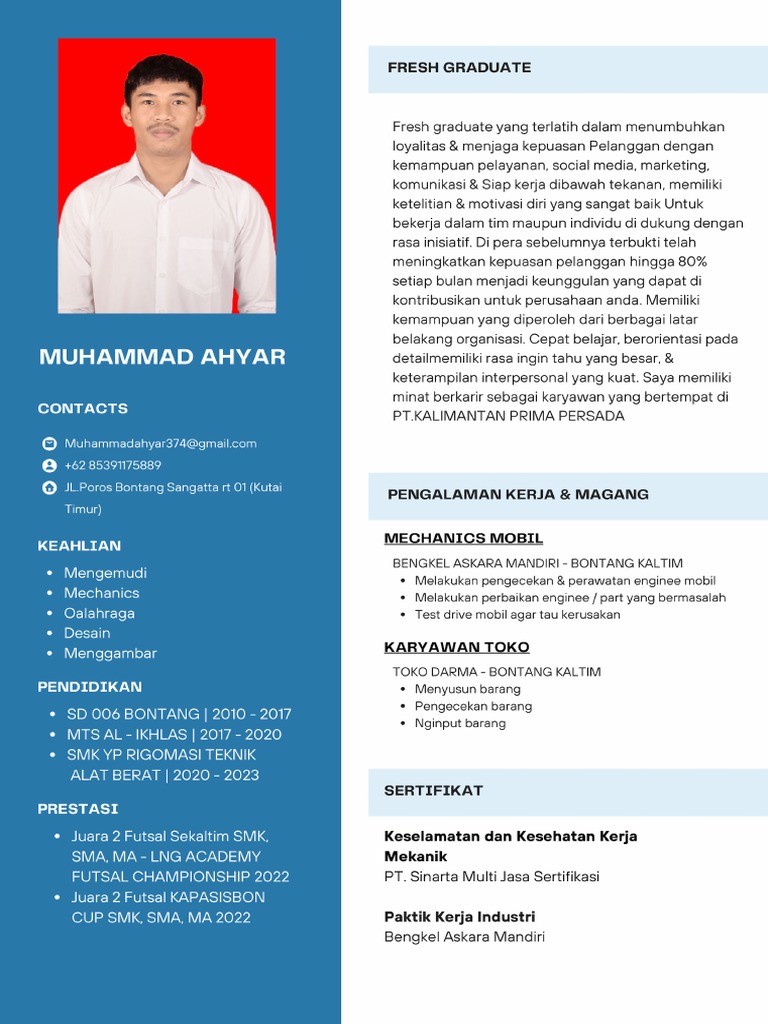 CV. Muhammad Ahyar PT. KPP | PDF