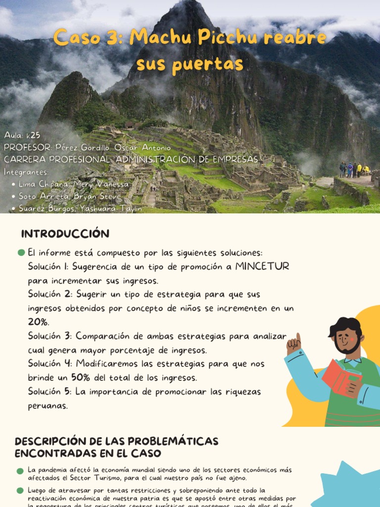 Caso 3 Machu Picchu Reabre Sus Puertas. Word A PDF | PDF | Ciencias sociales