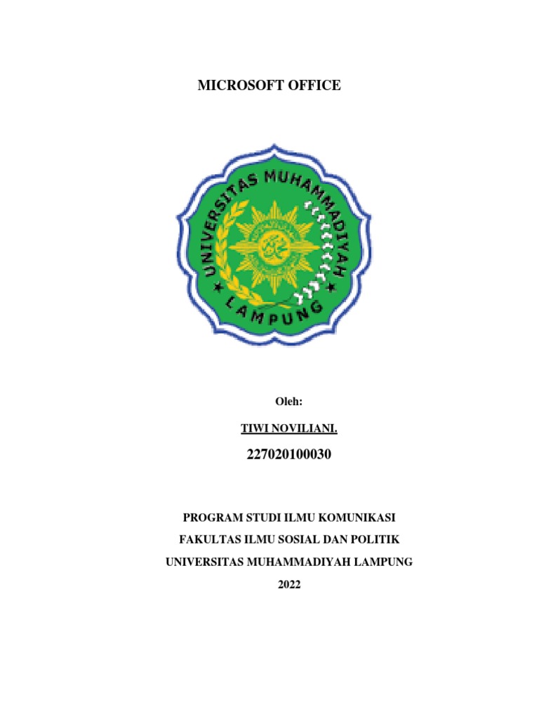 Makalah Tentang Microsoft Office Tiwi | PDF