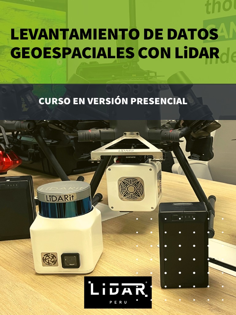Temario Curso LiDAR | PDF | Lidar | Vehículo aéreo no tripulado