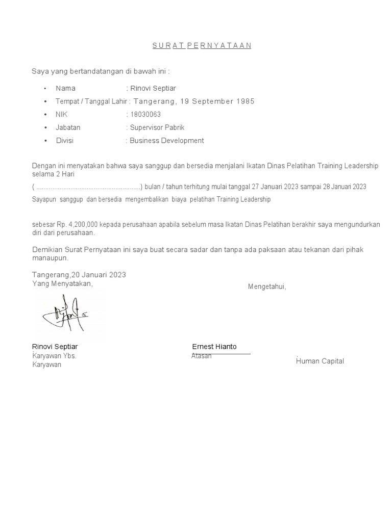 Surat Training Leadership | PDF