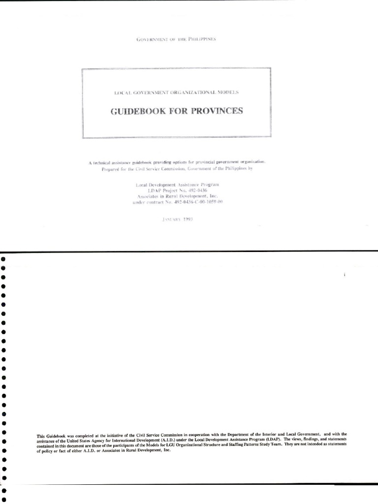 CSC GuideBook For Provinces | PDF