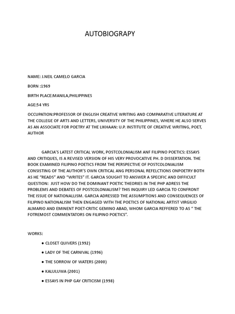 BIOGRAPY | PDF
