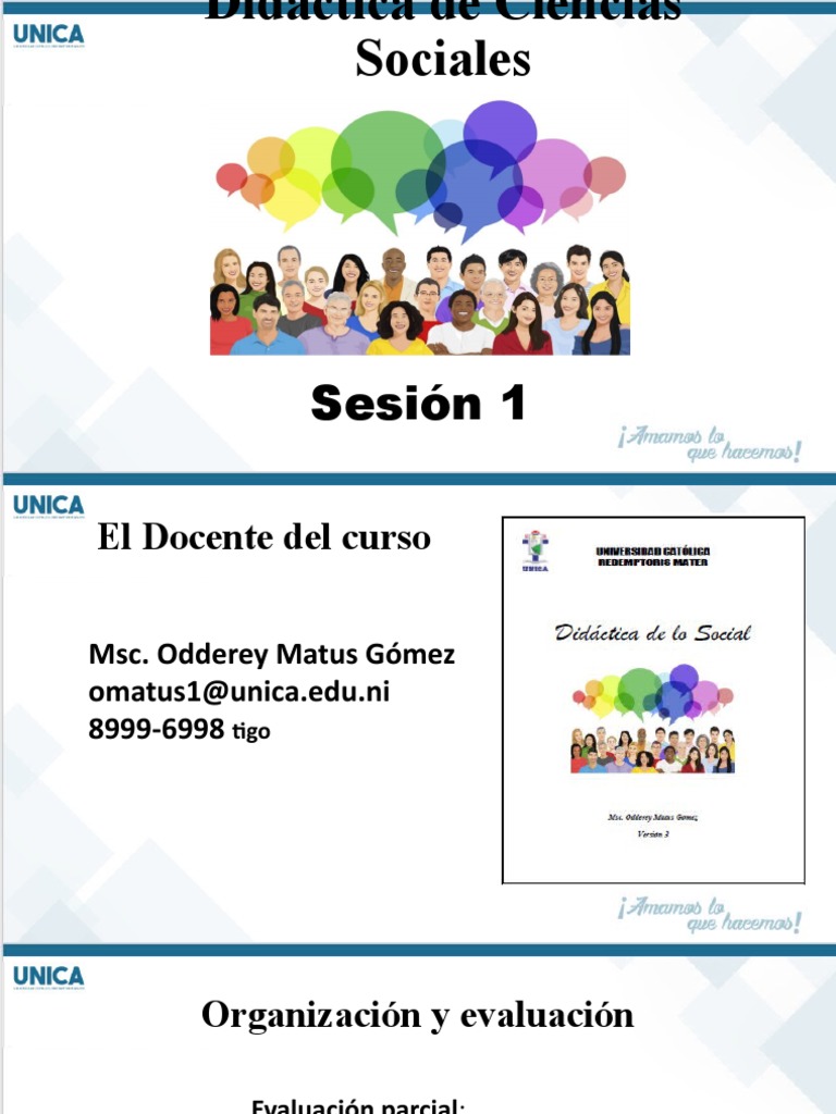 Sesión 1. Didactica de CCSS | PDF | Plan de estudios | Evaluación
