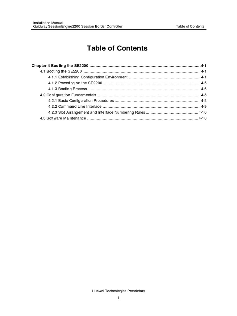 04-Chapter 4 Booting The SE2200 | PDF | Command Line Interface | Booting