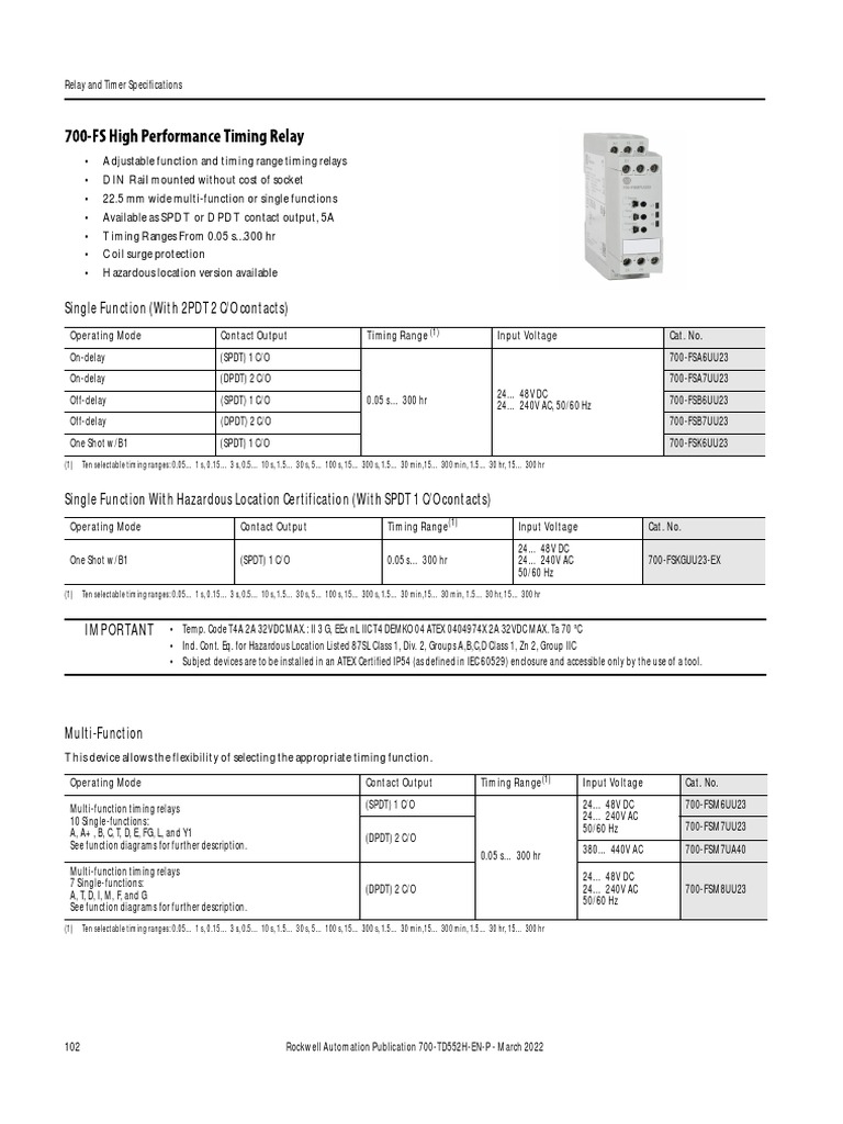 43 Ab 700-Fsm7uu23 | PDF | Switch | Relay