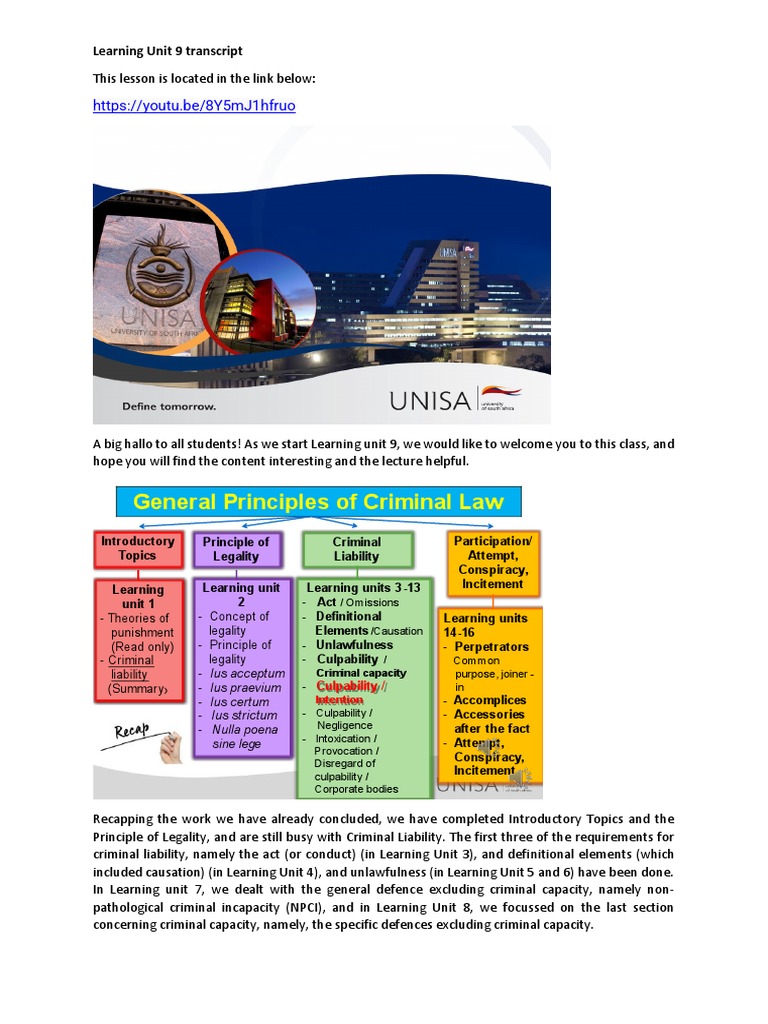 Understanding Forms of Criminal Intent | PDF | Intention (Criminal Law ...