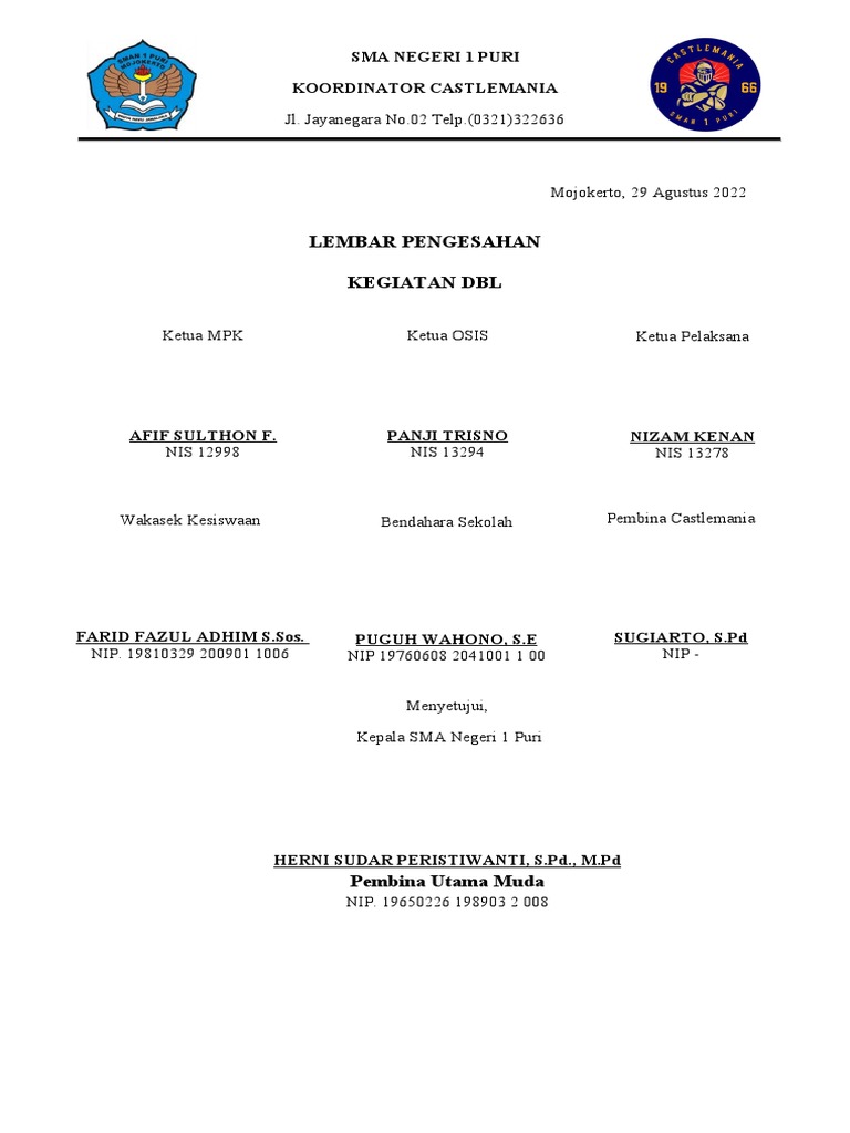 LPJ DBL 22 Revisi | PDF