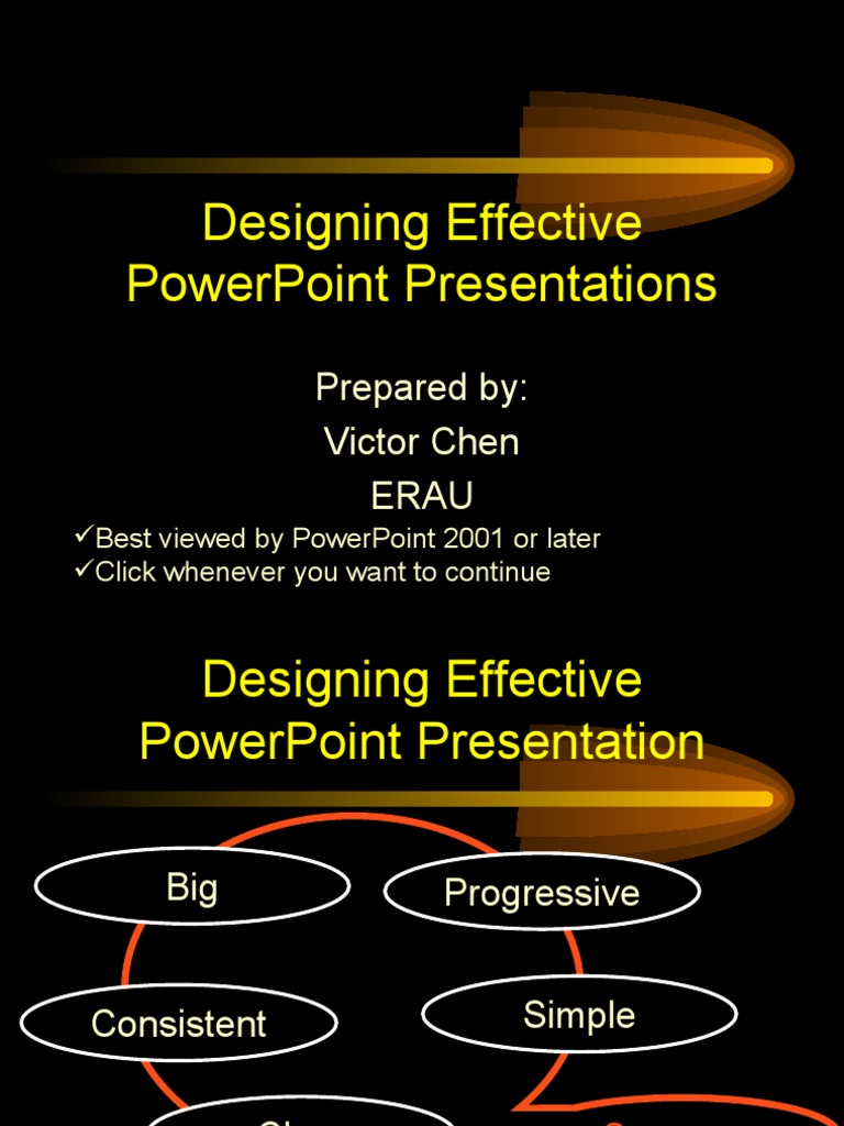 Effective PowerPoint Presentation Tips | PDF | Input/Output | Attention