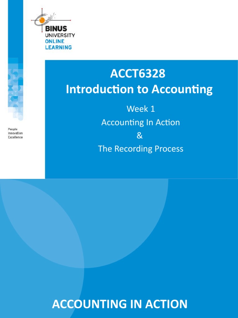 Accounting Basics and Recording Process | PDF | Debits And Credits ...