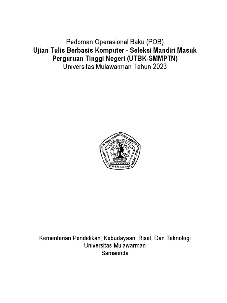 Pob SMMPTN Mandiri 2023 | PDF