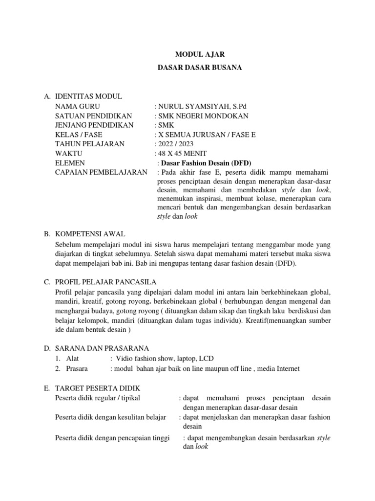 Andre Modul DFD | PDF