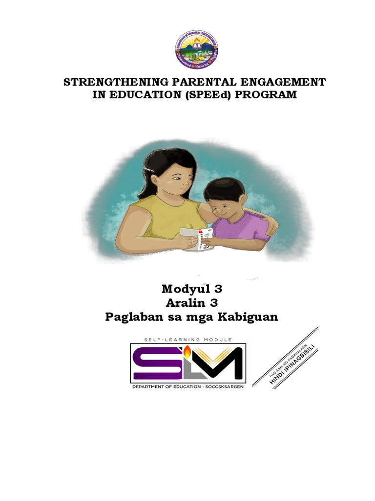 Module 3 Aralin 3 SPEEd SLM | PDF