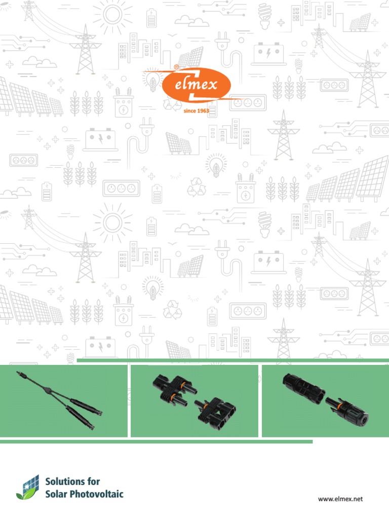 Elmex Solar Catalogue | PDF | Electrical Connector | Fuse (Electrical)