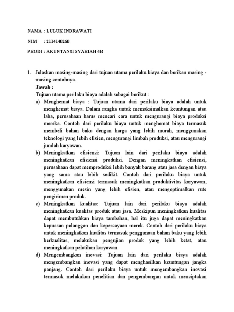 UTS Akmen Luluk Indrawati | PDF
