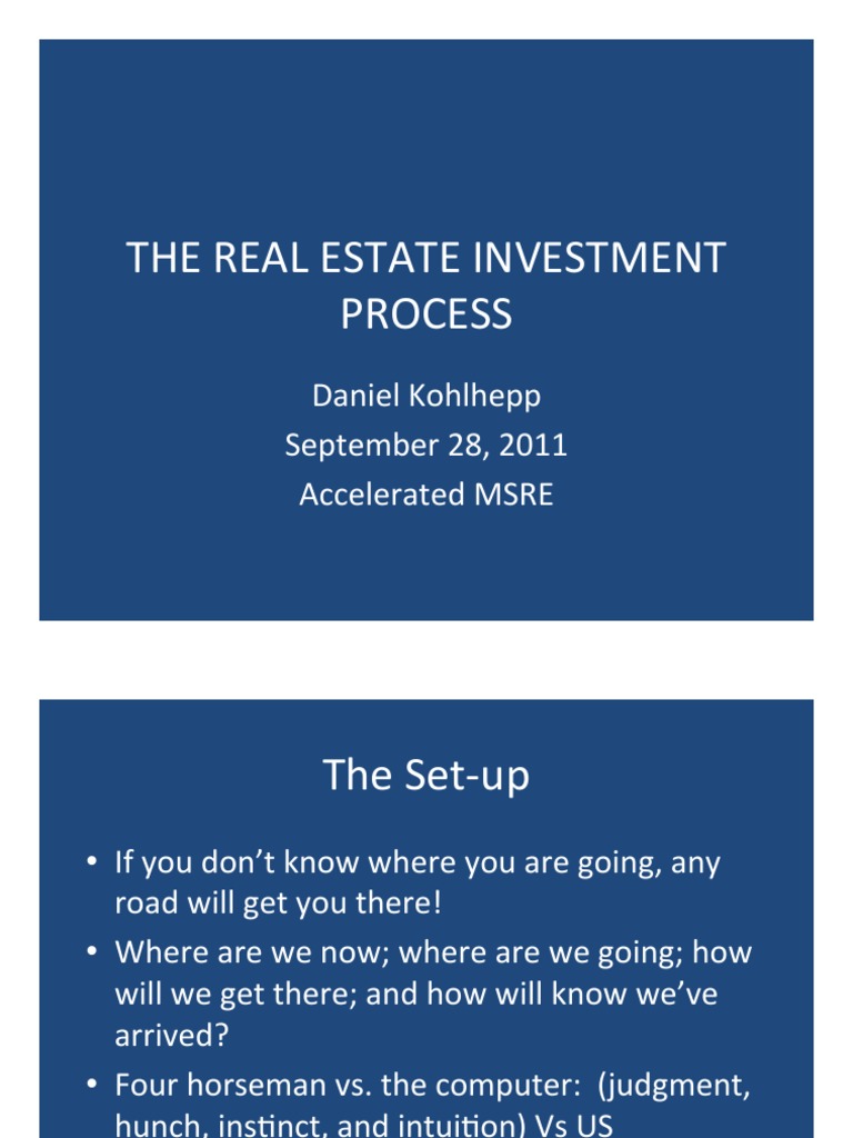 Investment Process PPT | PDF | Investing | Financial Services