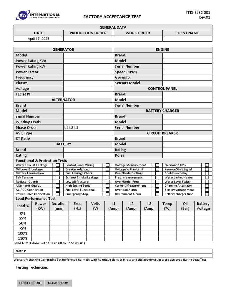 Test Report Rev.01 | PDF