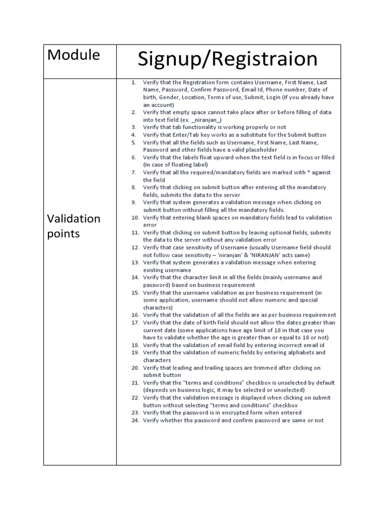 Module Validation Update | PDF | Login | Password Module Validation Update | PDF | Login | Password