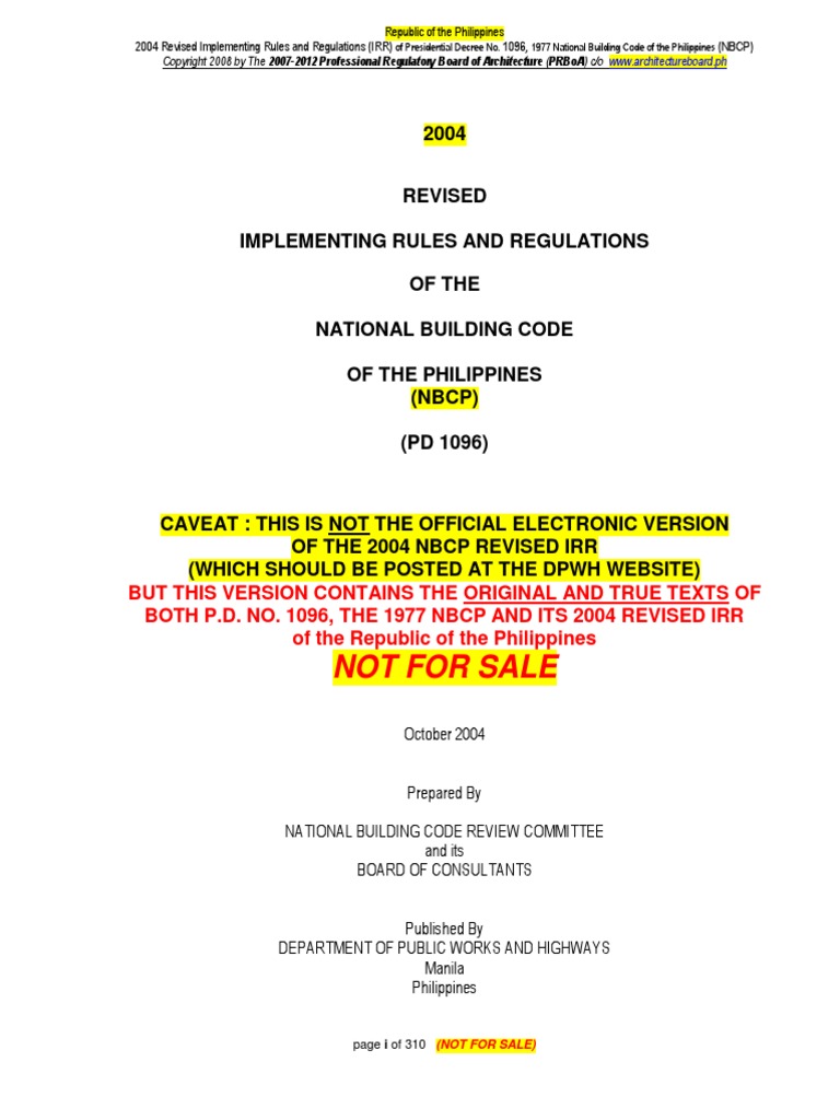 NBCP 2014 | PDF | Building Engineering