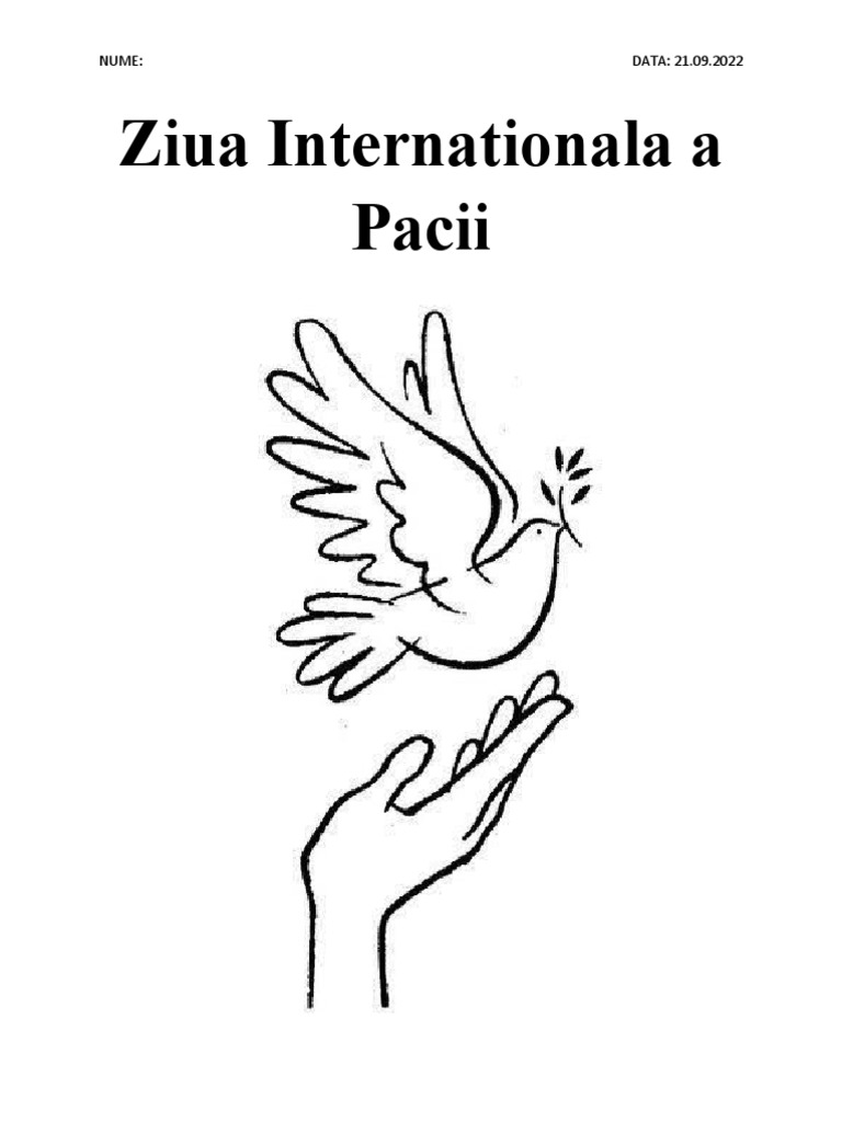 Ziua Internationala A Pacii | PDF