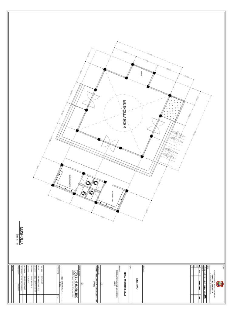 DENAH MUSHOLLA 9X9M | PDF