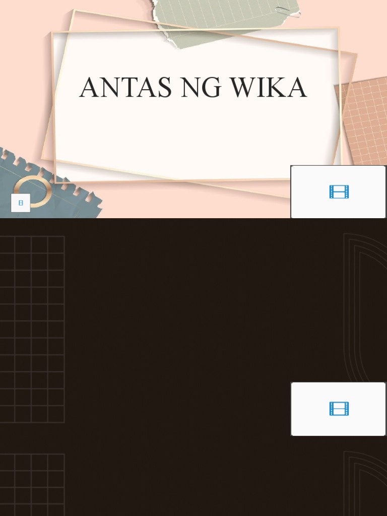 Antas NG Wika | PDF