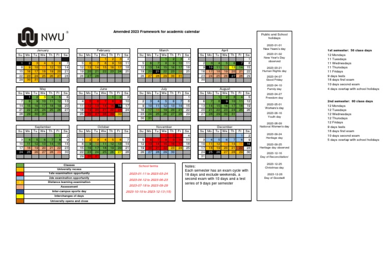 2023 University Calendar After Council (2022.10.31) | PDF | Academic ...