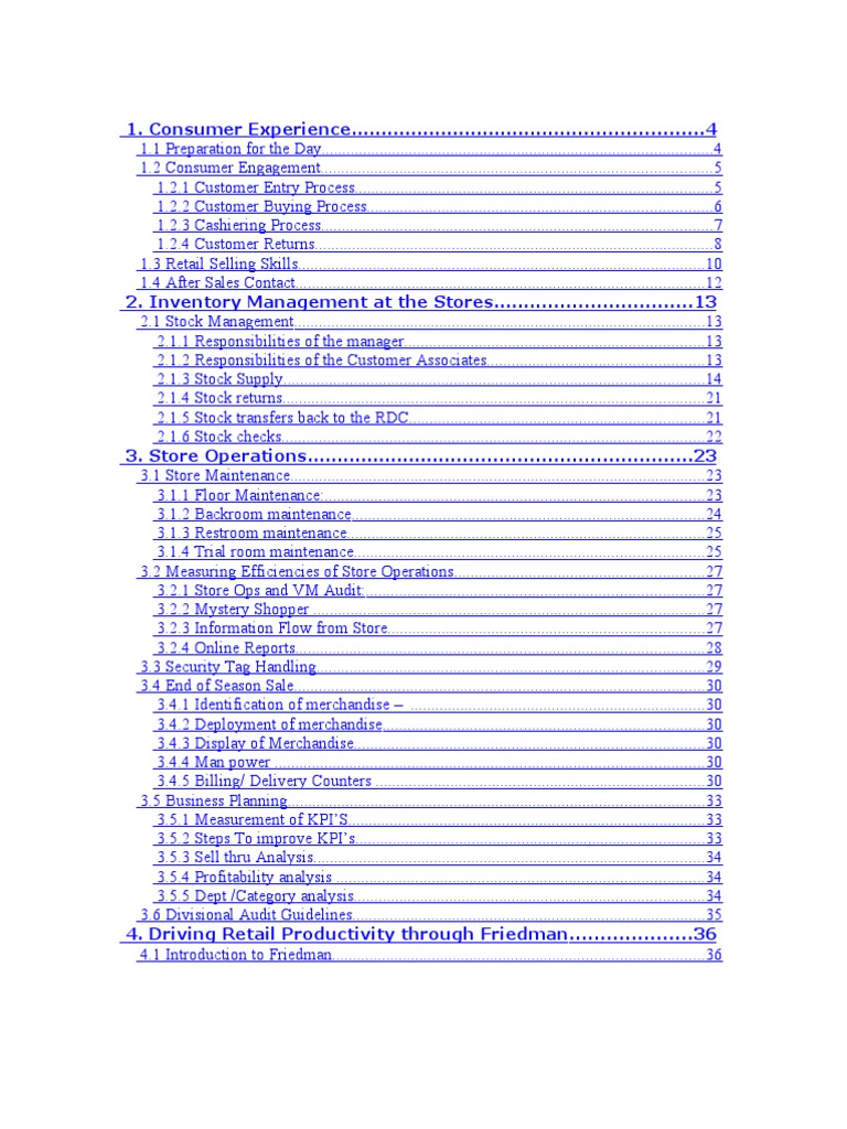 Sop | Cashier | Inventory