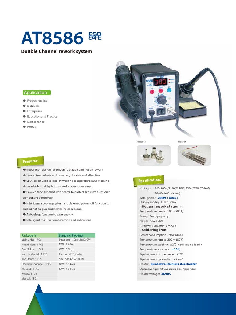 Atten at 8586 | PDF | Physical Quantities | Electric Power