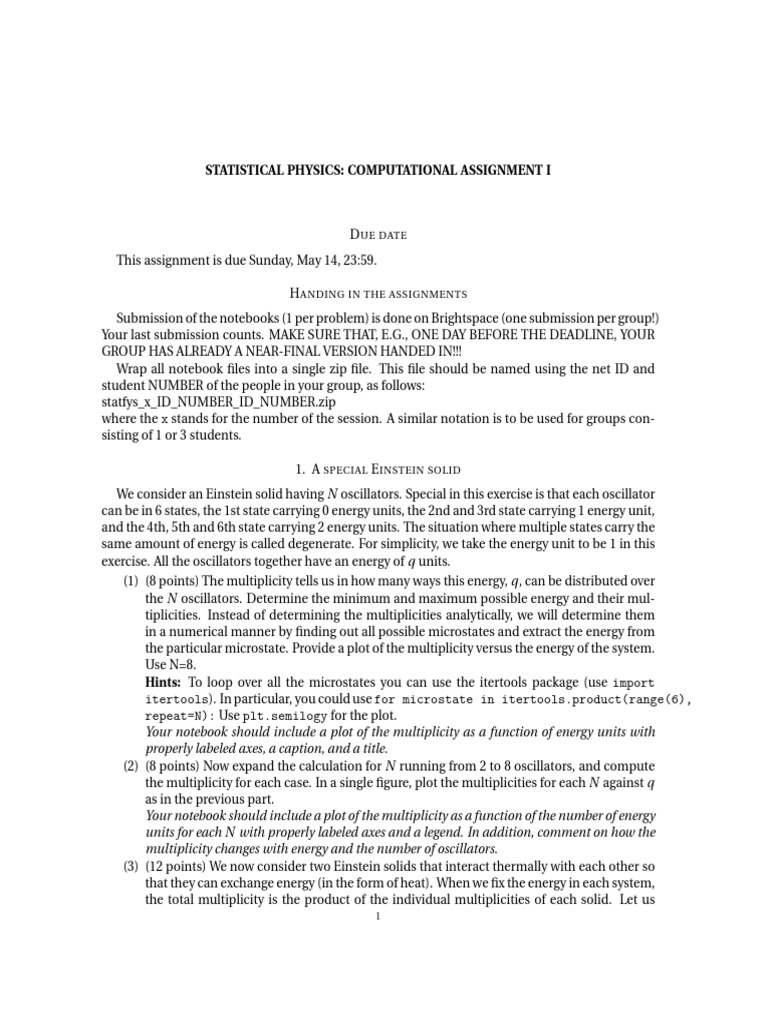Comp Assignment 1 Pdf Science And Mathematics 