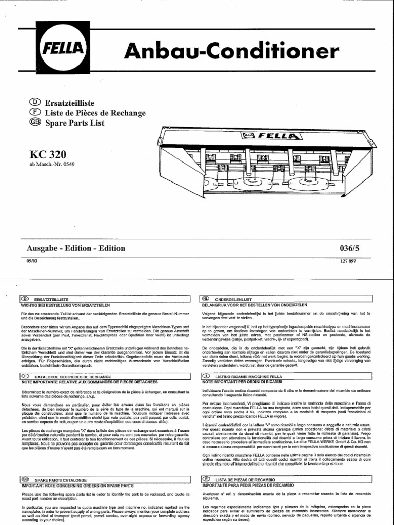 KC 320 2003-09 | PDF