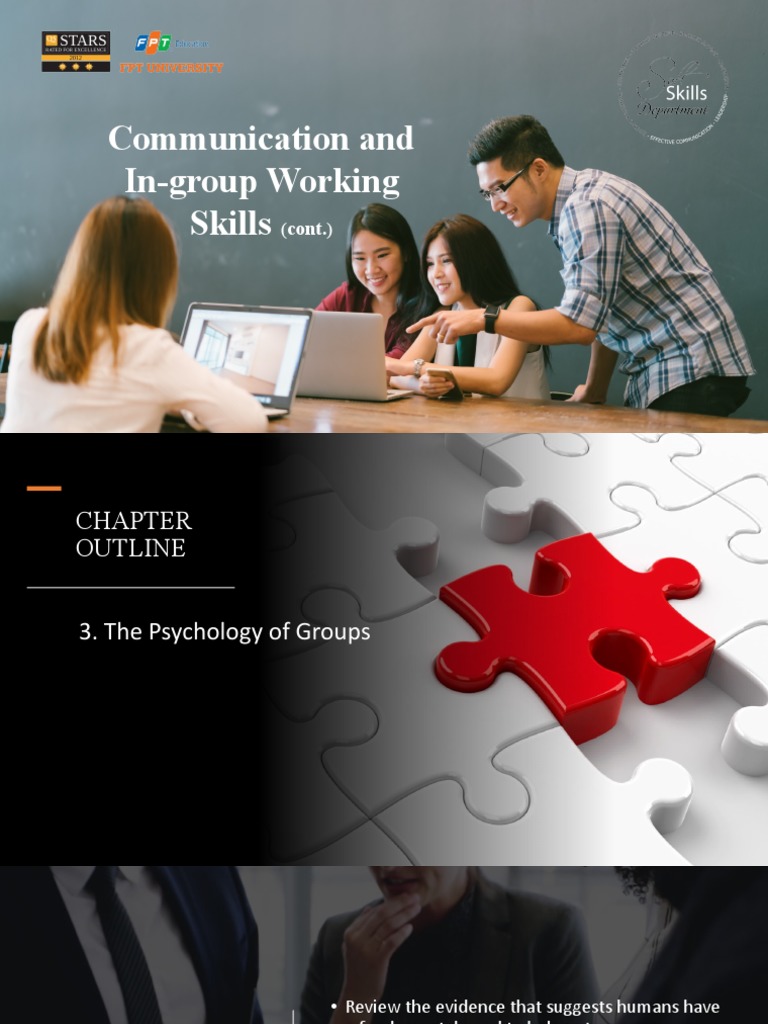 Session 1 - Group - Team Overview - Lesson 3 - The Psychology of Groups ...