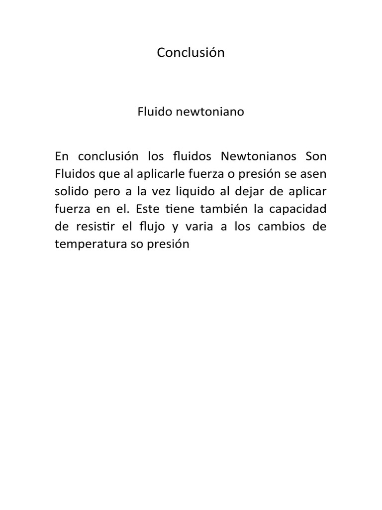 Fluido Newtoniano | PDF