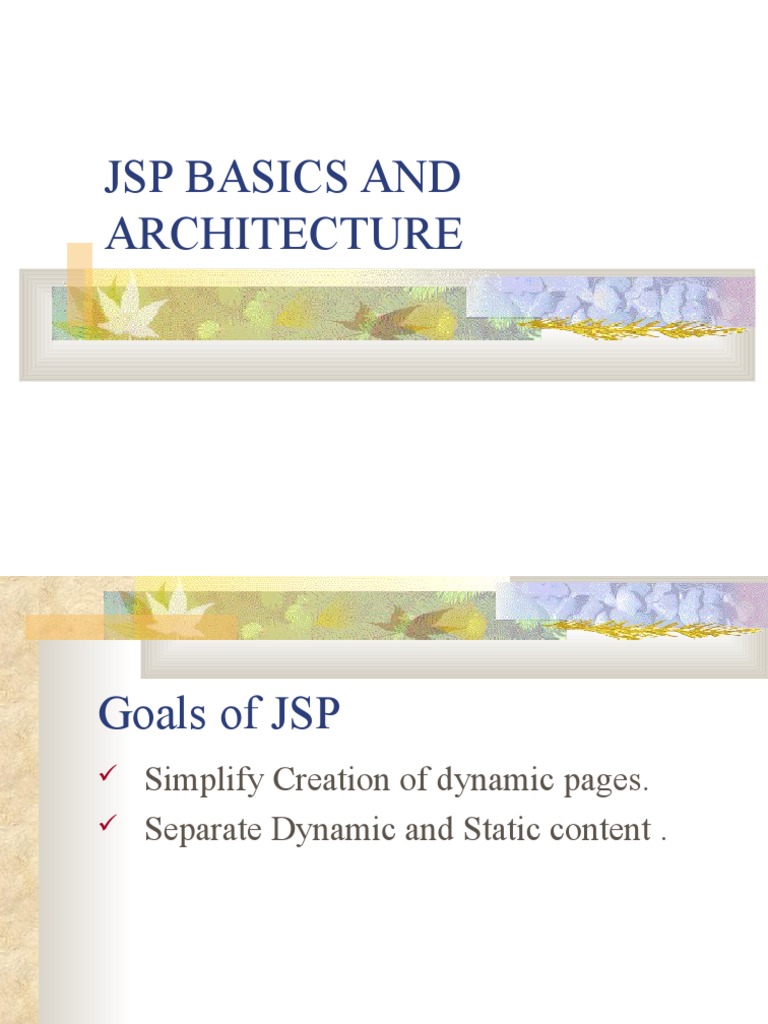 JSP 29587 | PDF | Java Server Pages | Java Servlet