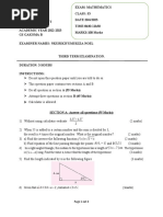 2023 NESA Mathematics Exam Paper | PDF | Equations | Mathematics