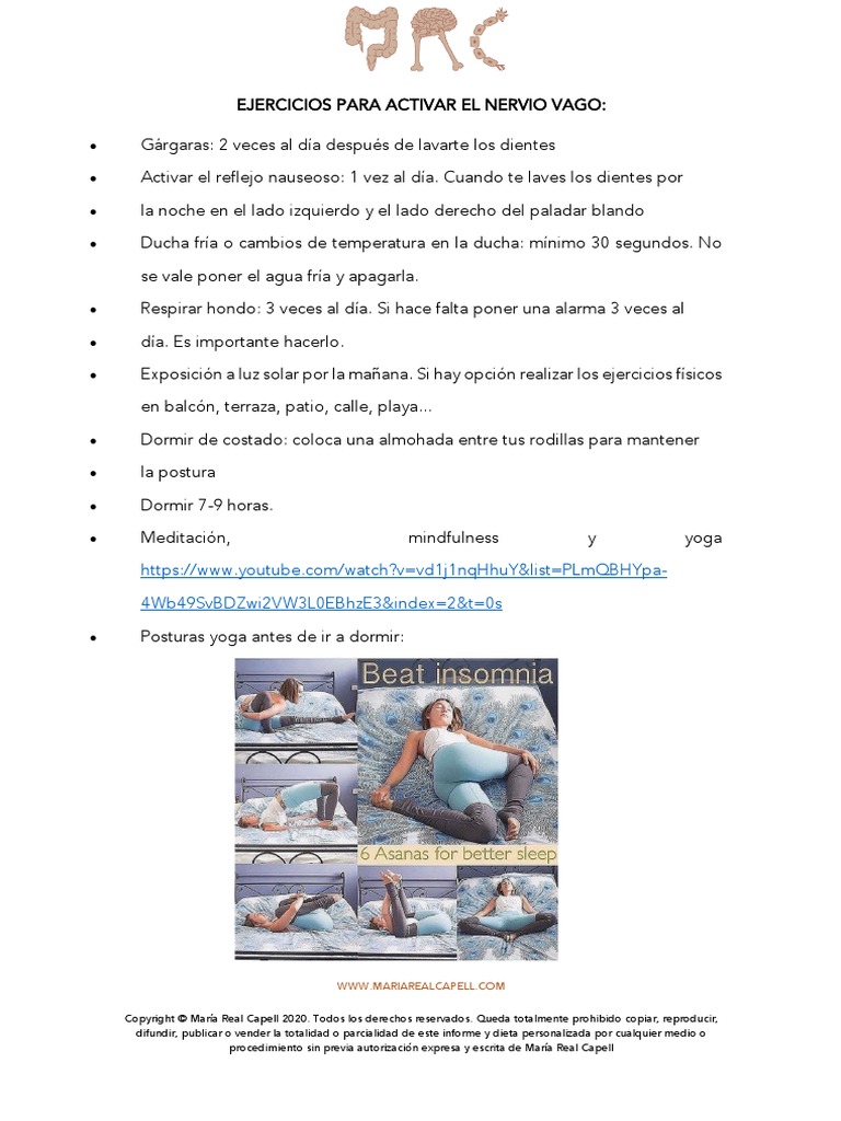 Ejercicios Para Activar El Nervio Vago | PDF
