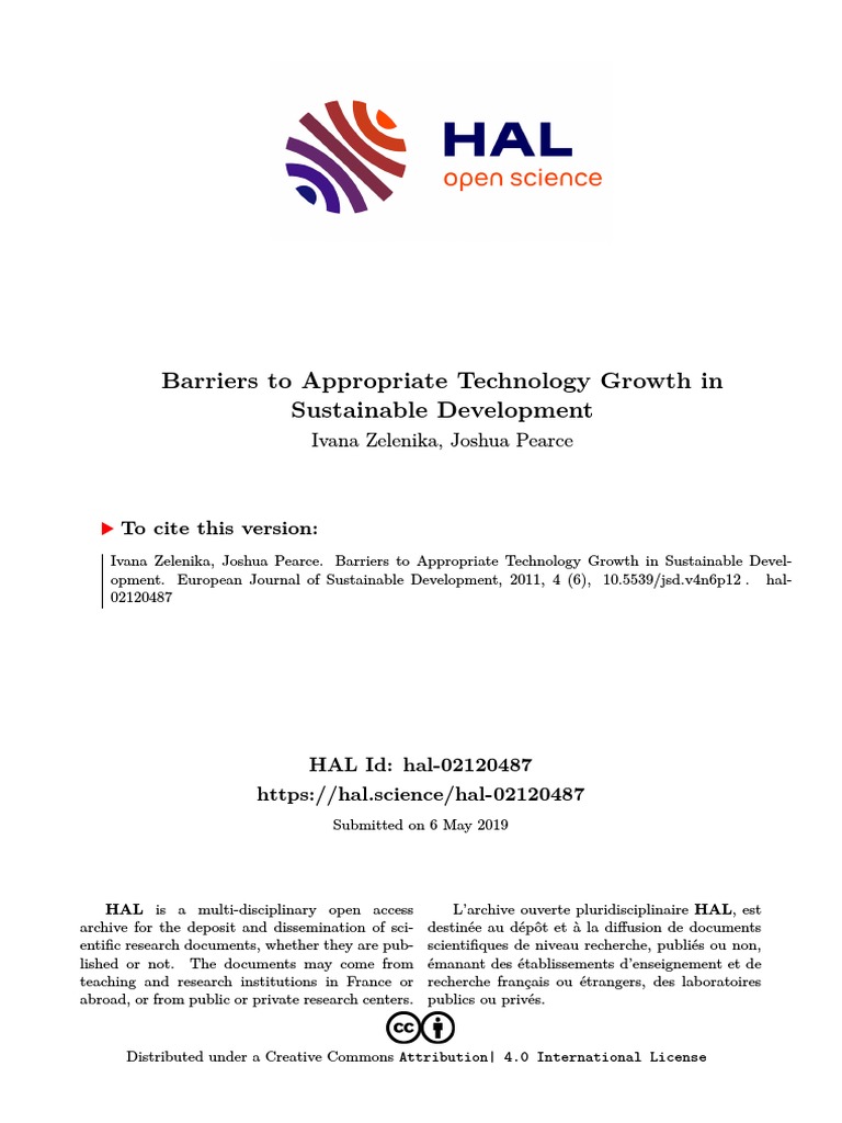 Barriers To Appropriate Technology Growt | PDF | Open Source ...