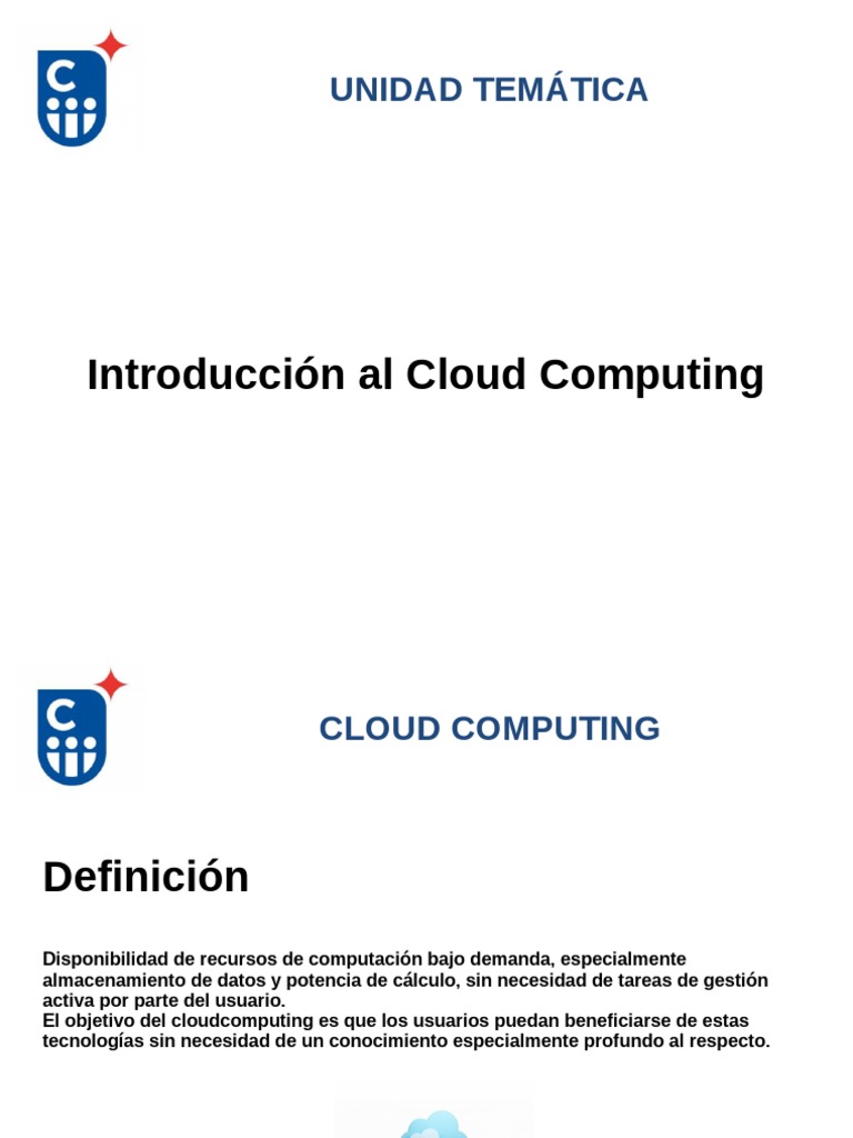 Introduccion Cloud | PDF | Computación en la nube | Servicios web de Amazon