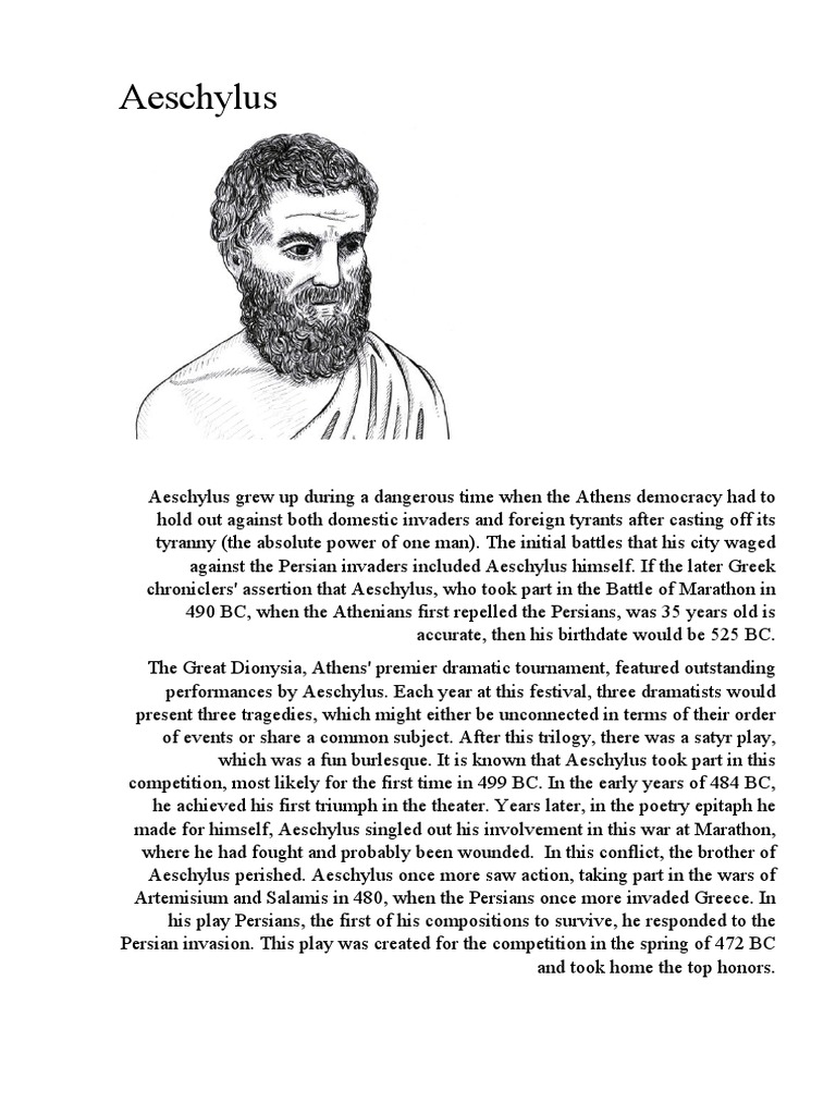 Aeschylus | PDF | Aeschylus | Oresteia