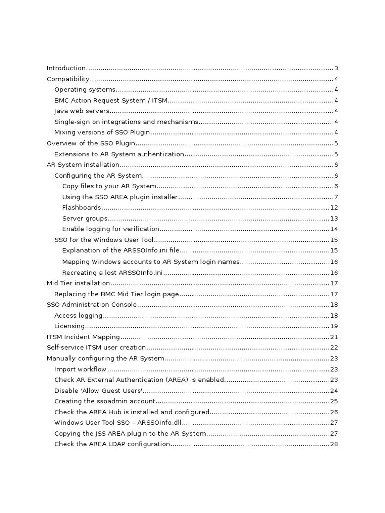 Installation BMC Arsystem | PDF | Installation (Computer Programs) | User (Computing)