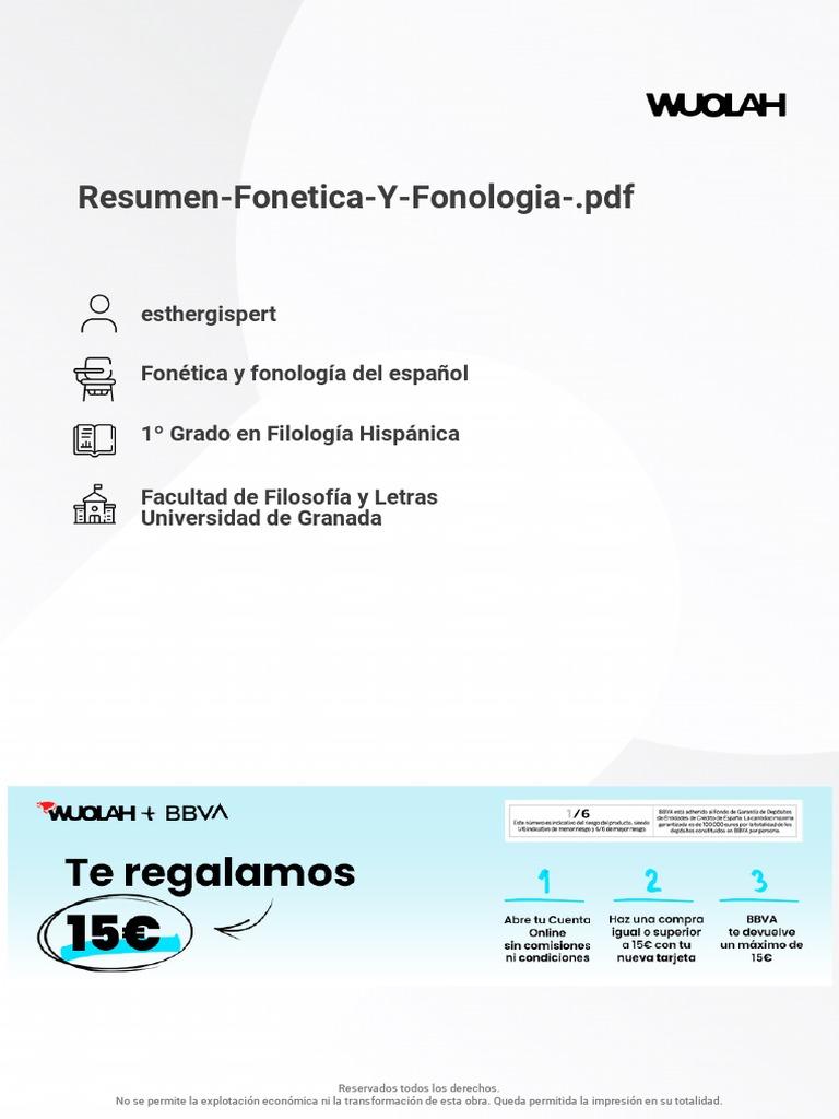 Fonética y Fonología del Español | PDF