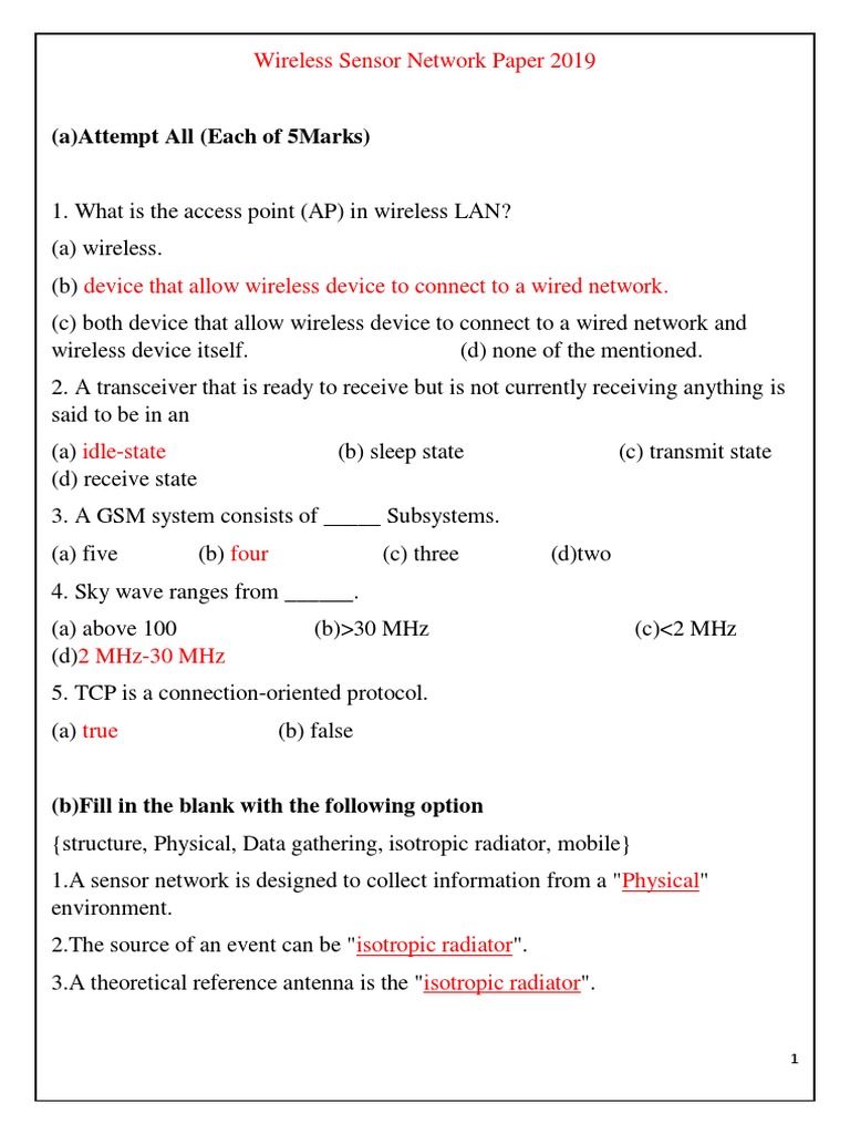 WSN Paper | PDF | Wireless Sensor Network | Computer Network