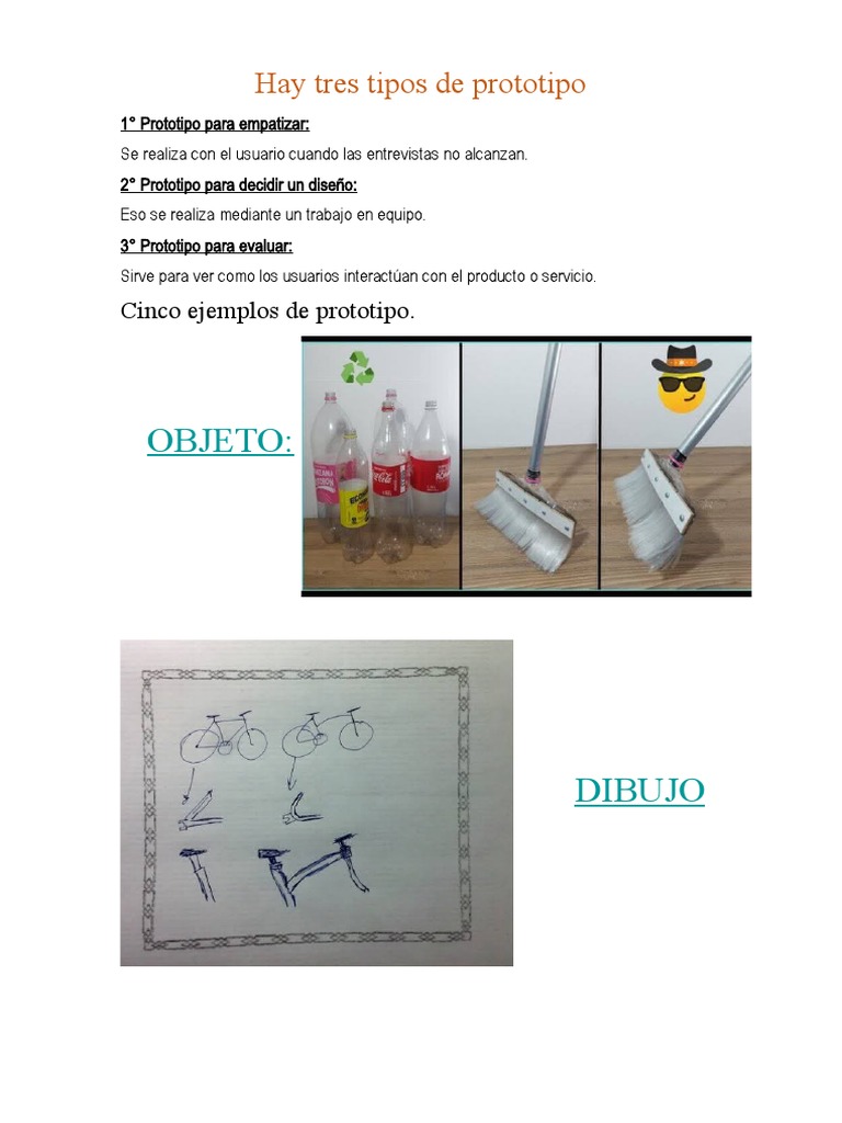 Hay Tres Tipos de Prototipo | PDF